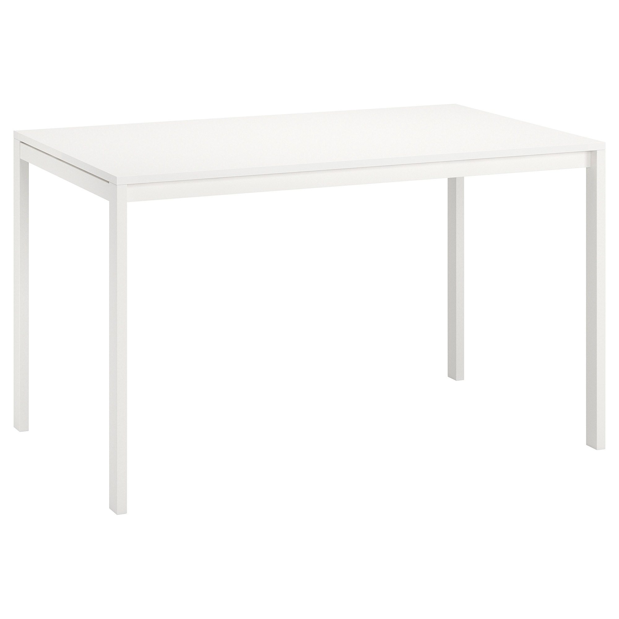 Table blanche rectangulaire Basik - Loc and Roll